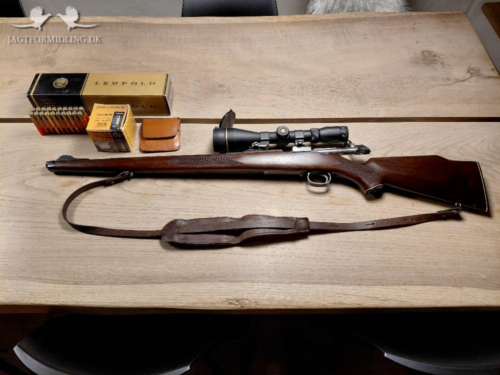 Fin Carl Gustav 6,5x55 fuldskæftet riffel.